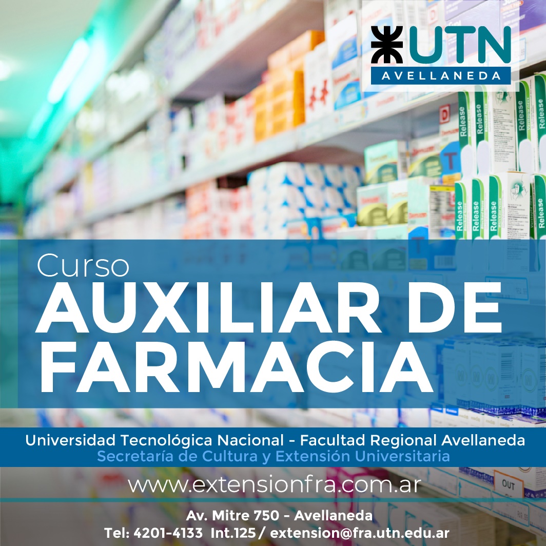 AUXILIAR DE FARMACIA - UTN Avellaneda