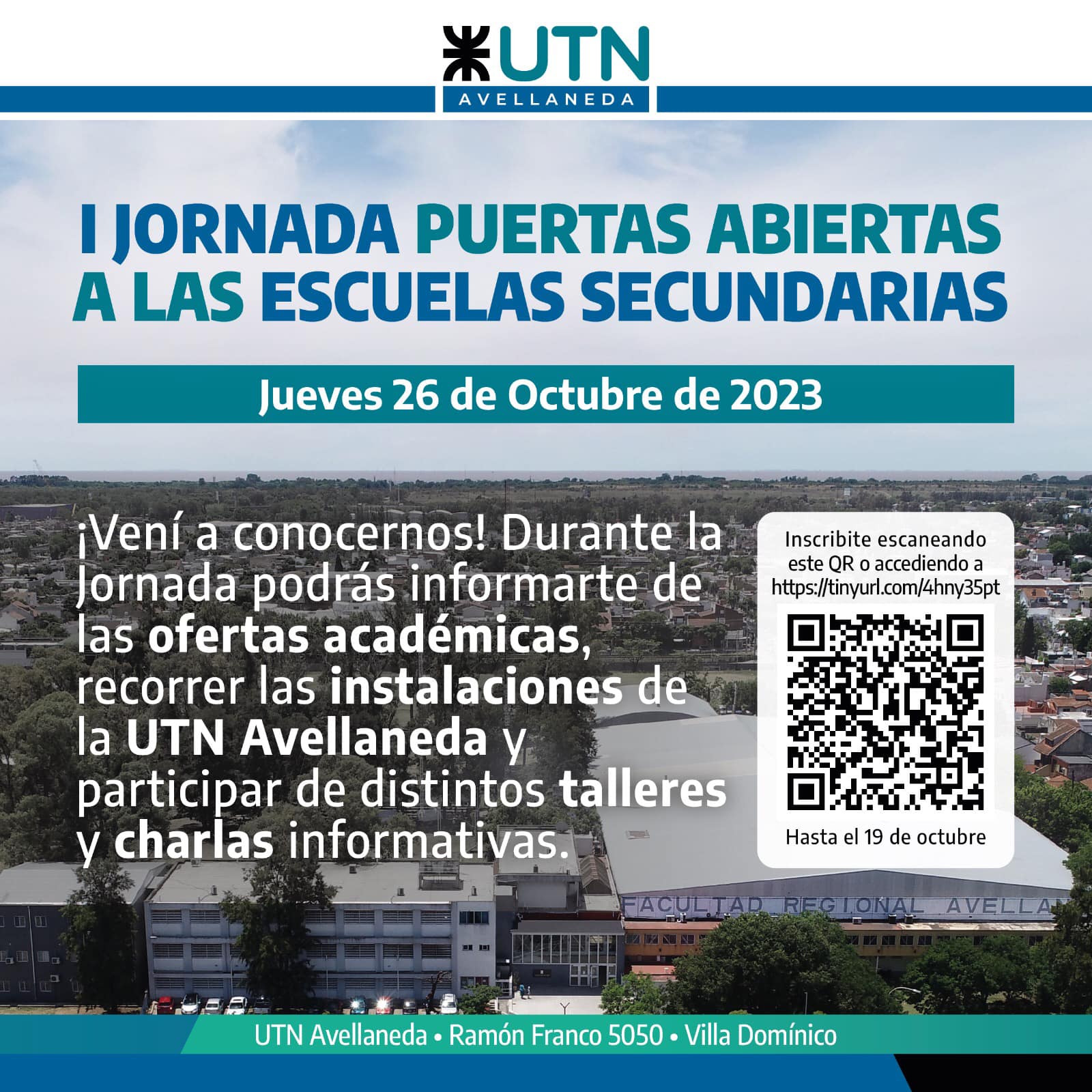 I JORNADA DE PUERTAS ABIERTAS - UTN Avellaneda