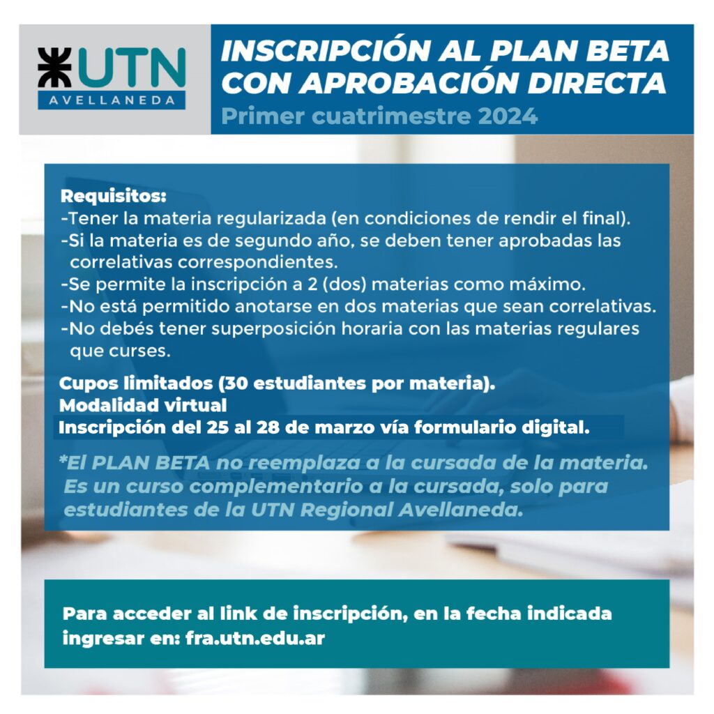 Plan Beta - UTN Avellaneda