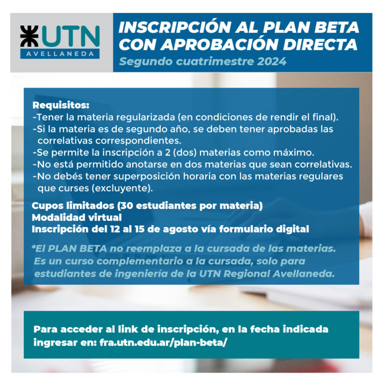 Plan Beta - UTN Avellaneda