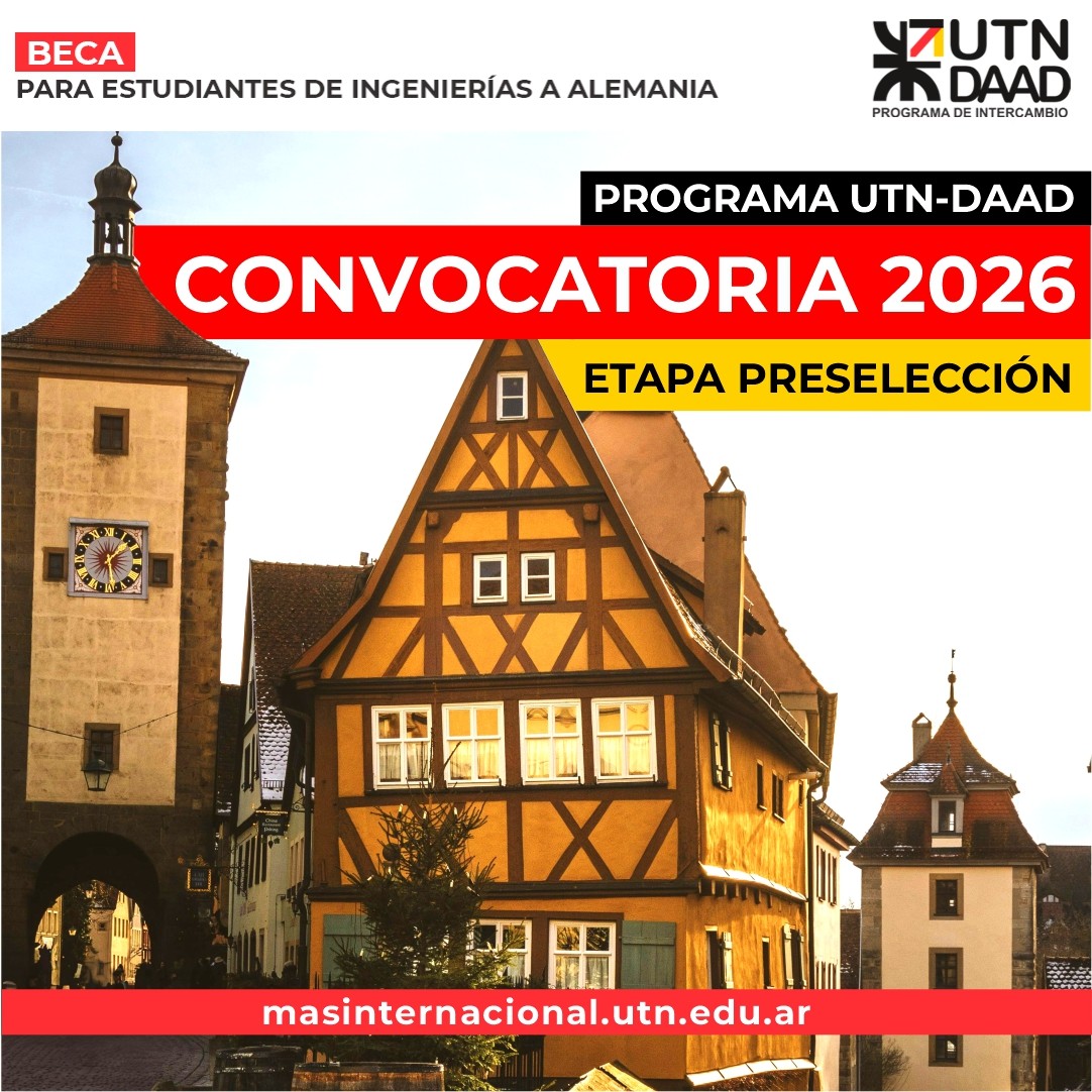 CONVOCATORIA UTN-DAAD 2026 - UTN Avellaneda