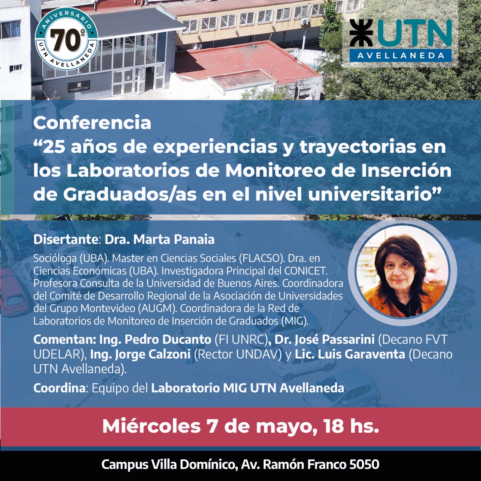 25 AÑOS DE EXPERIENCIAS Y TRAYECTORIAS EN LOS MIG EN EL NIVEL UNIVERSITARIO - UTN Avellaneda